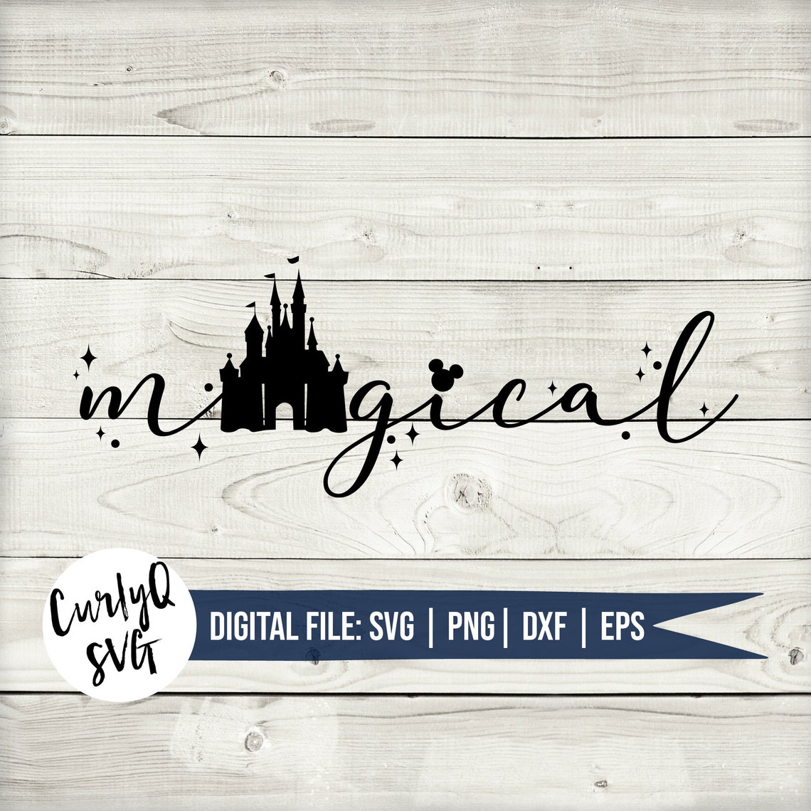 SVG Magical Magic Castle Mickey Minnie Glitter Digital - Etsy