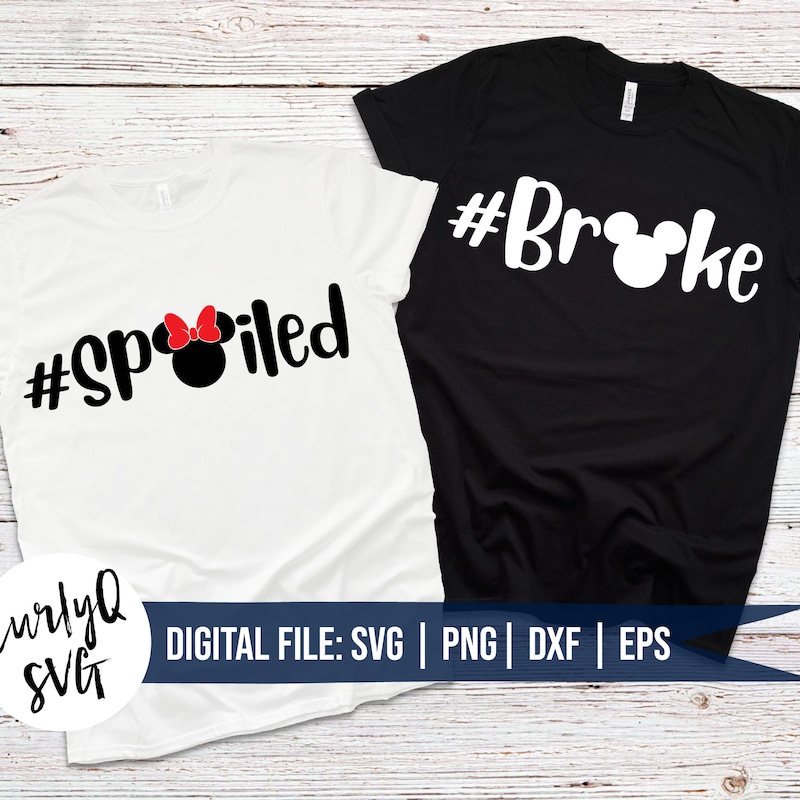Spoiled Broke Svg - Etsy