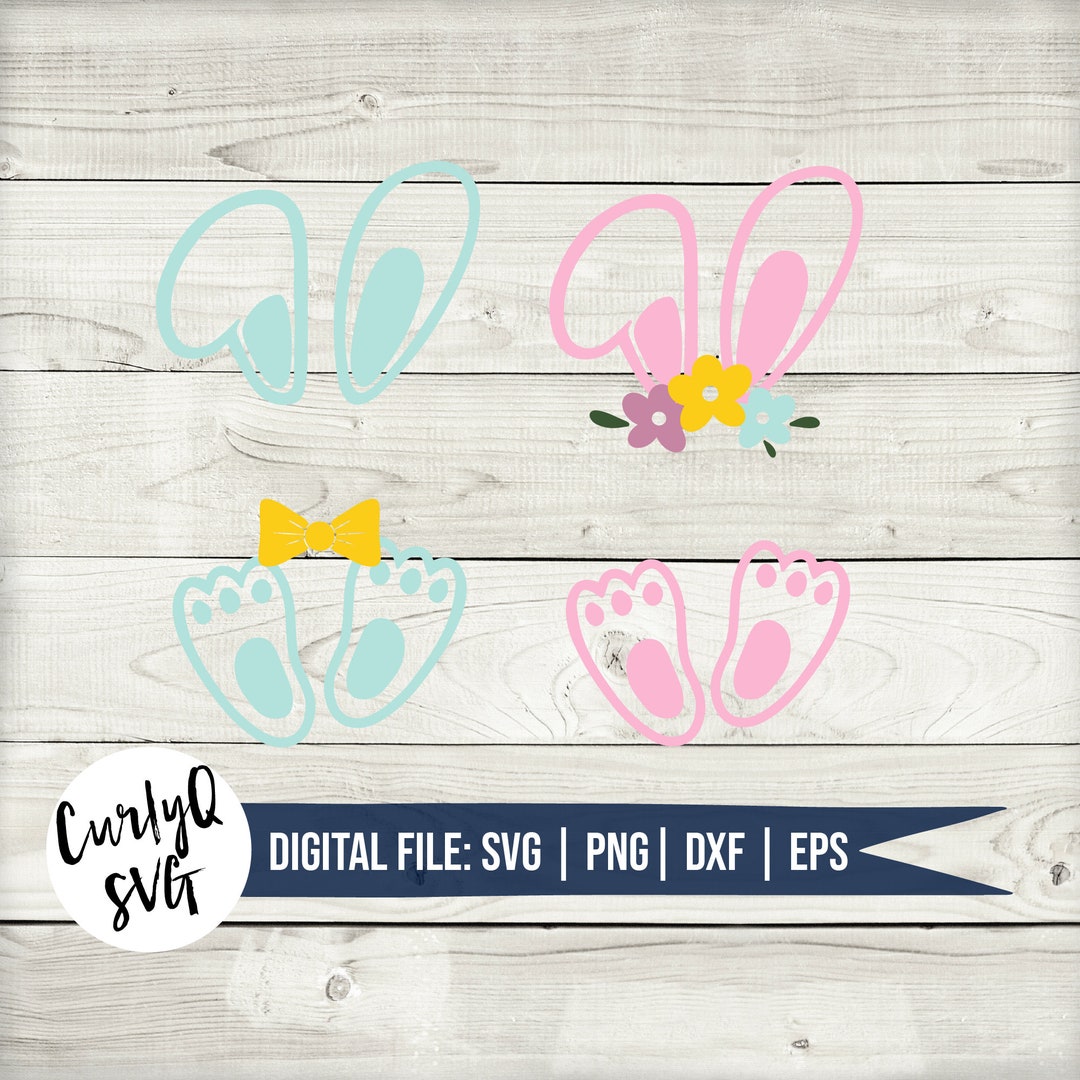 SVG, Easter, Bunny, Baby Boy, Baby Girl, Bunny Ears, Digital Download ...