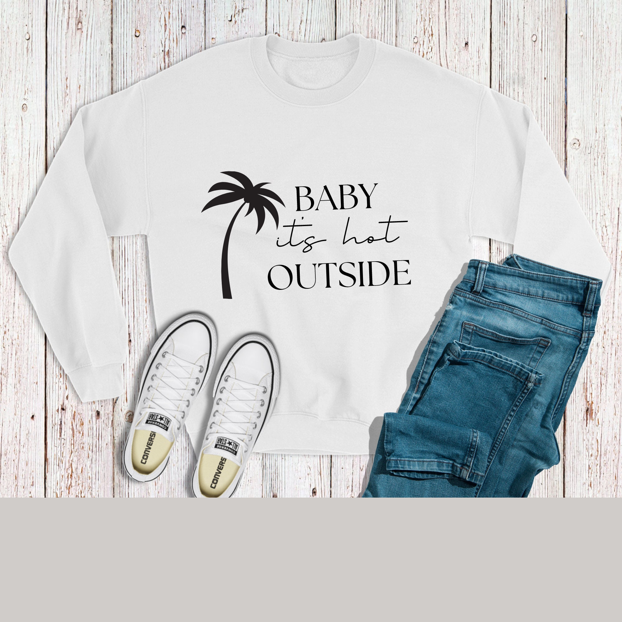 Baby It's Hot Outside SVG File Christmas SVG Cricut - Etsy