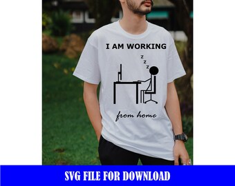 Working From Home Svg - Etsy