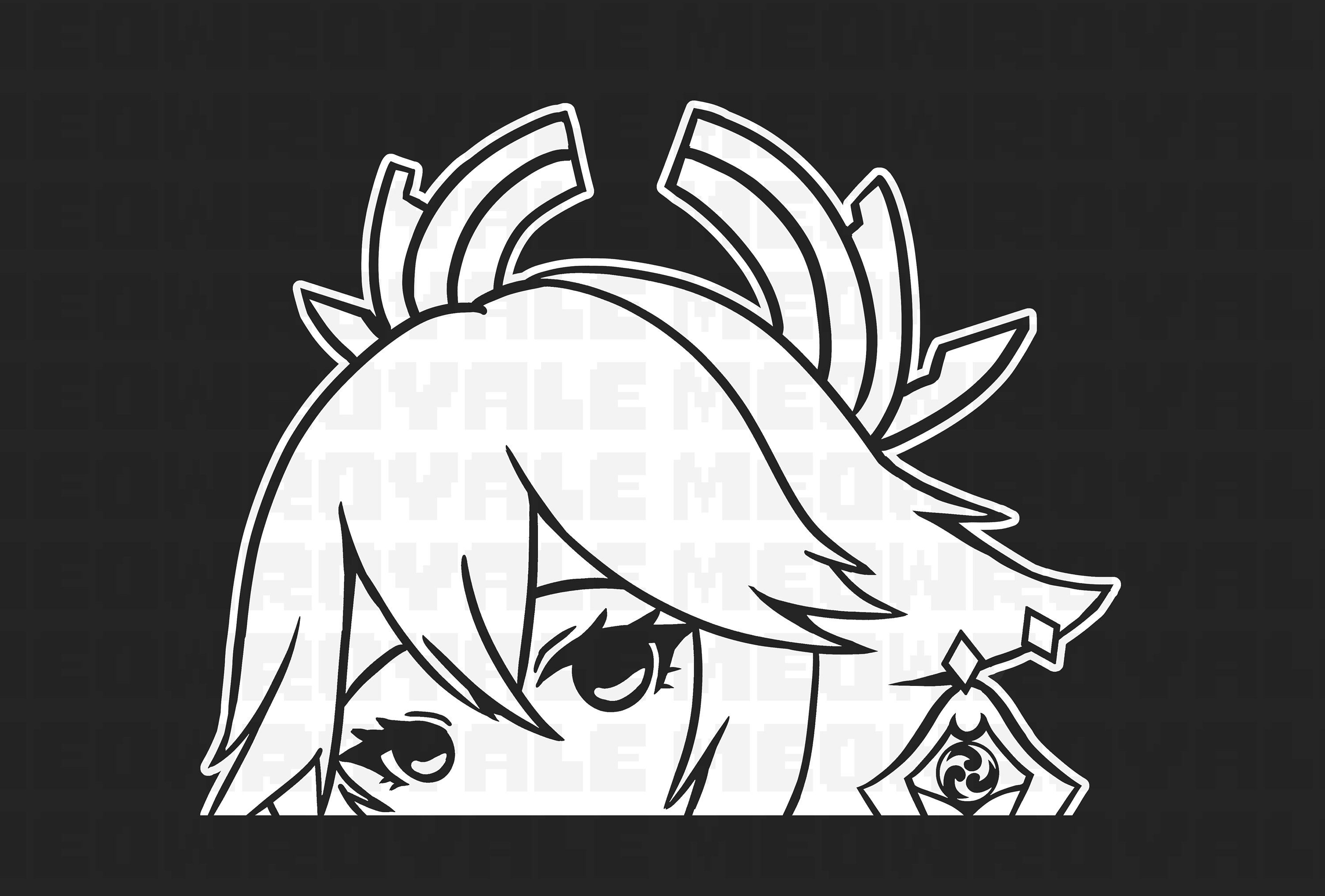 Yae Miko and Raiden Shogun Vinyl Decal Genshin Impact Peeker/ - Etsy ...