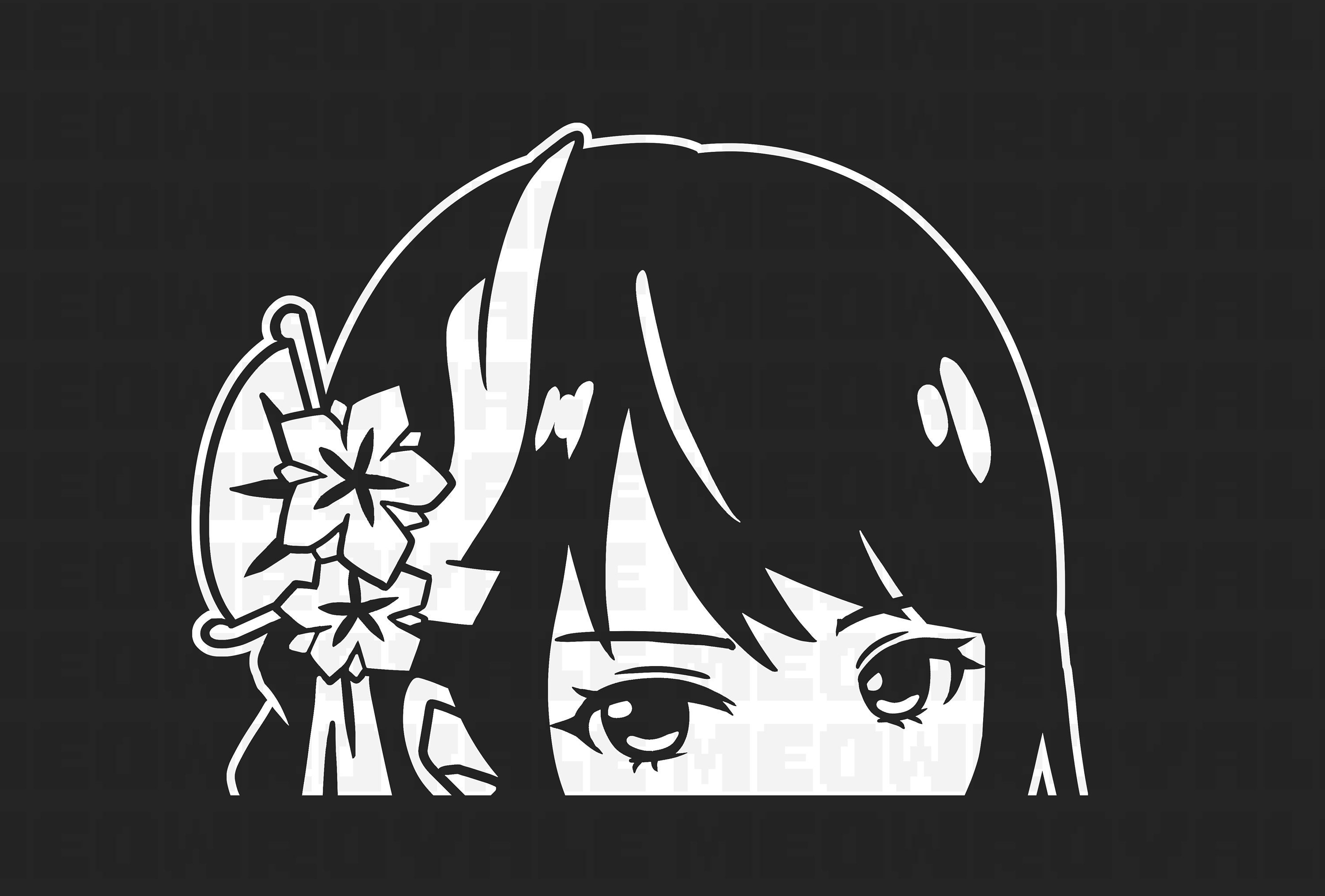 Yae Miko and Raiden Shogun Vinyl Decal Genshin Impact Peeker/ | Etsy