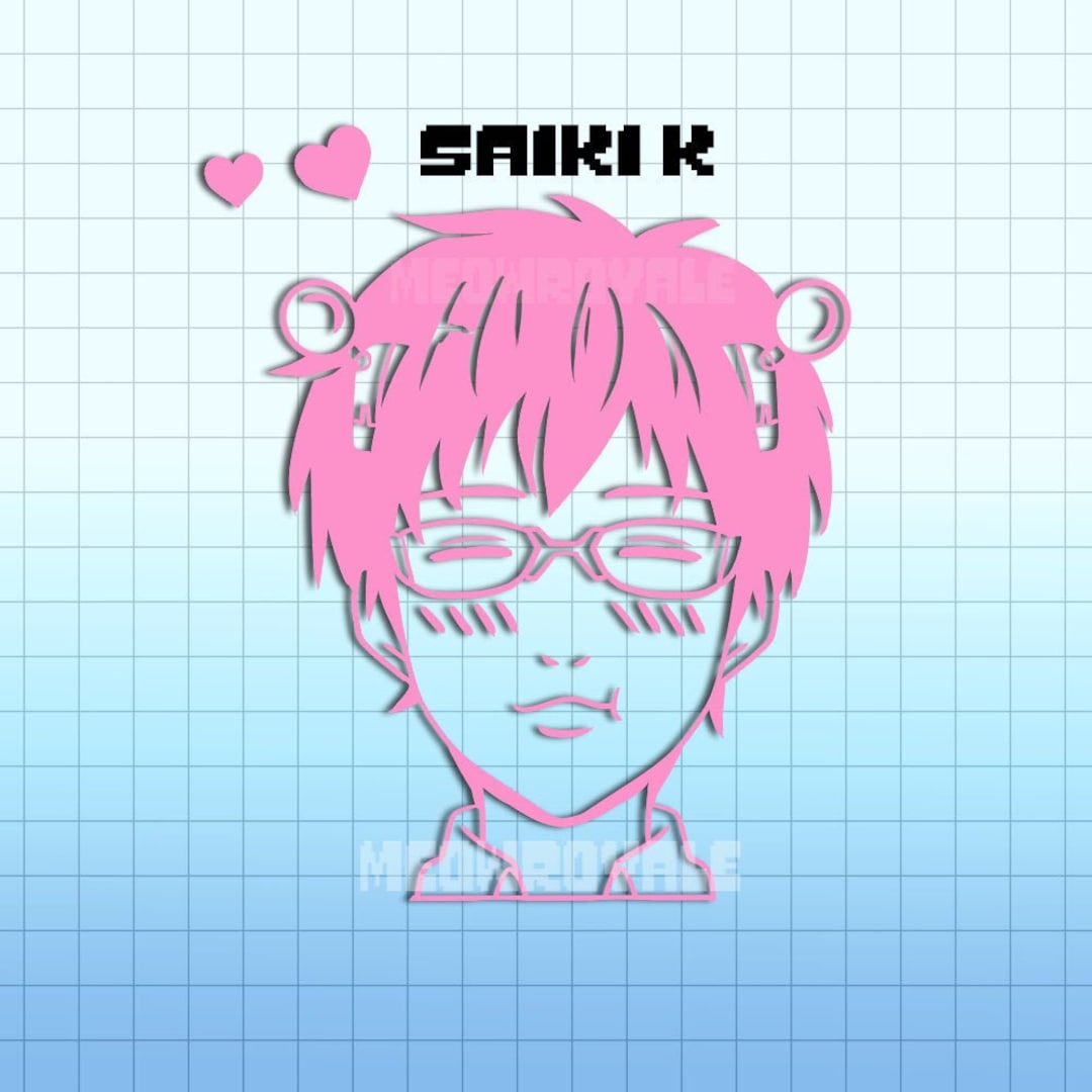 Saiki K Vinyl Decal/ Sticker/ Car Decal - Etsy