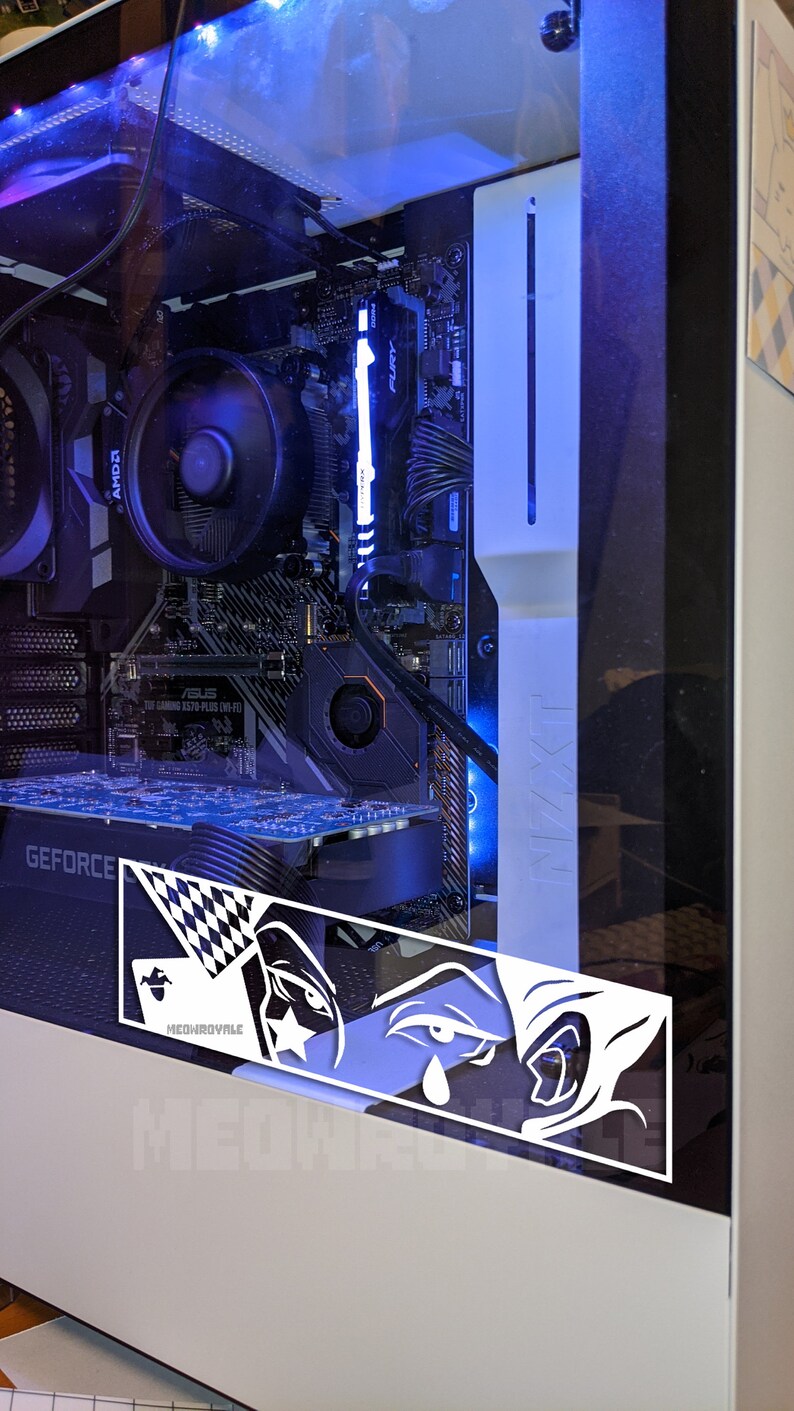 Bungee Gum Anime Clown Vinyl Decal - Etsy