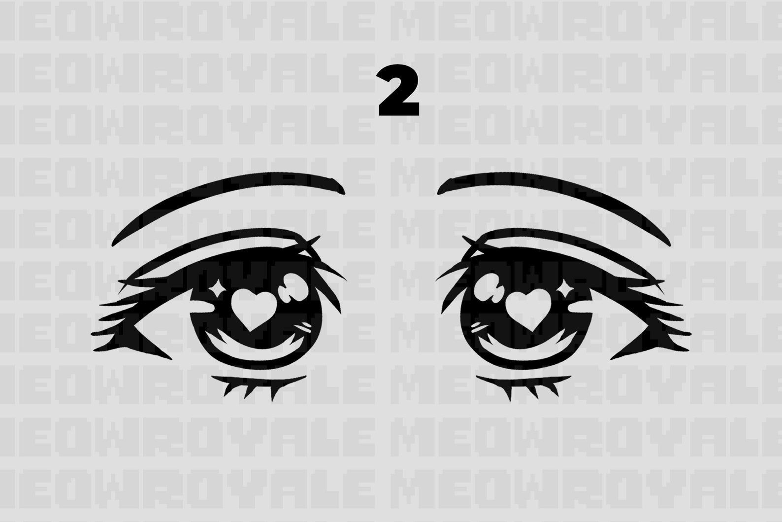 Anime Eyes Vinyl Decal/ Sticker/ Waterproof/ Lewd/ Ahegao - Etsy