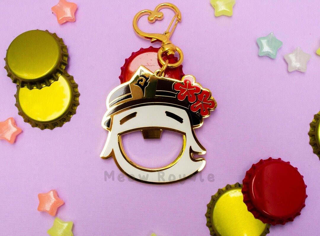 Bootao Bottle Opener Keychain/ Hutao/ Genshin Impact - Etsy