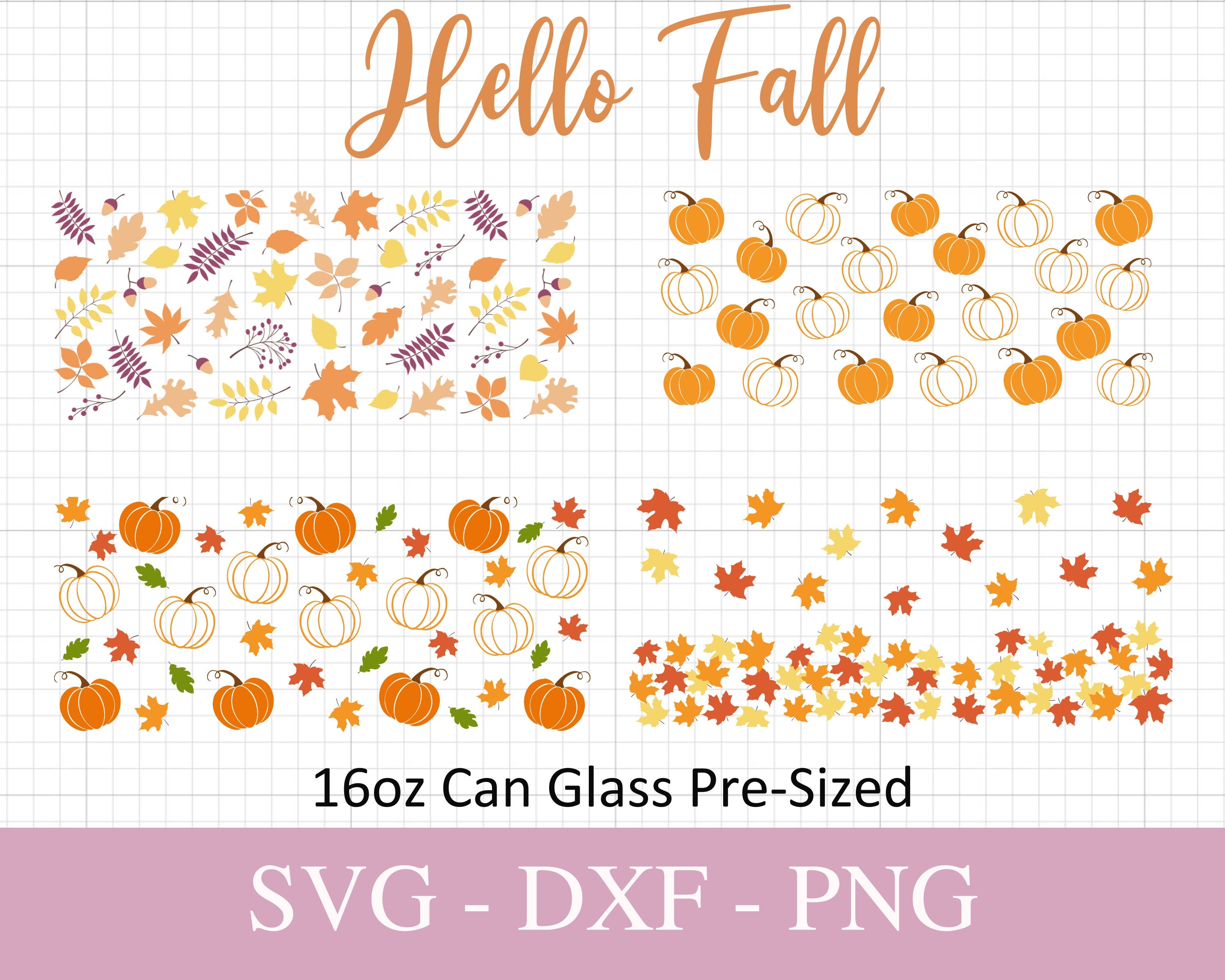 Fall 16 Oz Can Glass Svg I Bundle Beer Can Glass Svg I Svg Files for ...