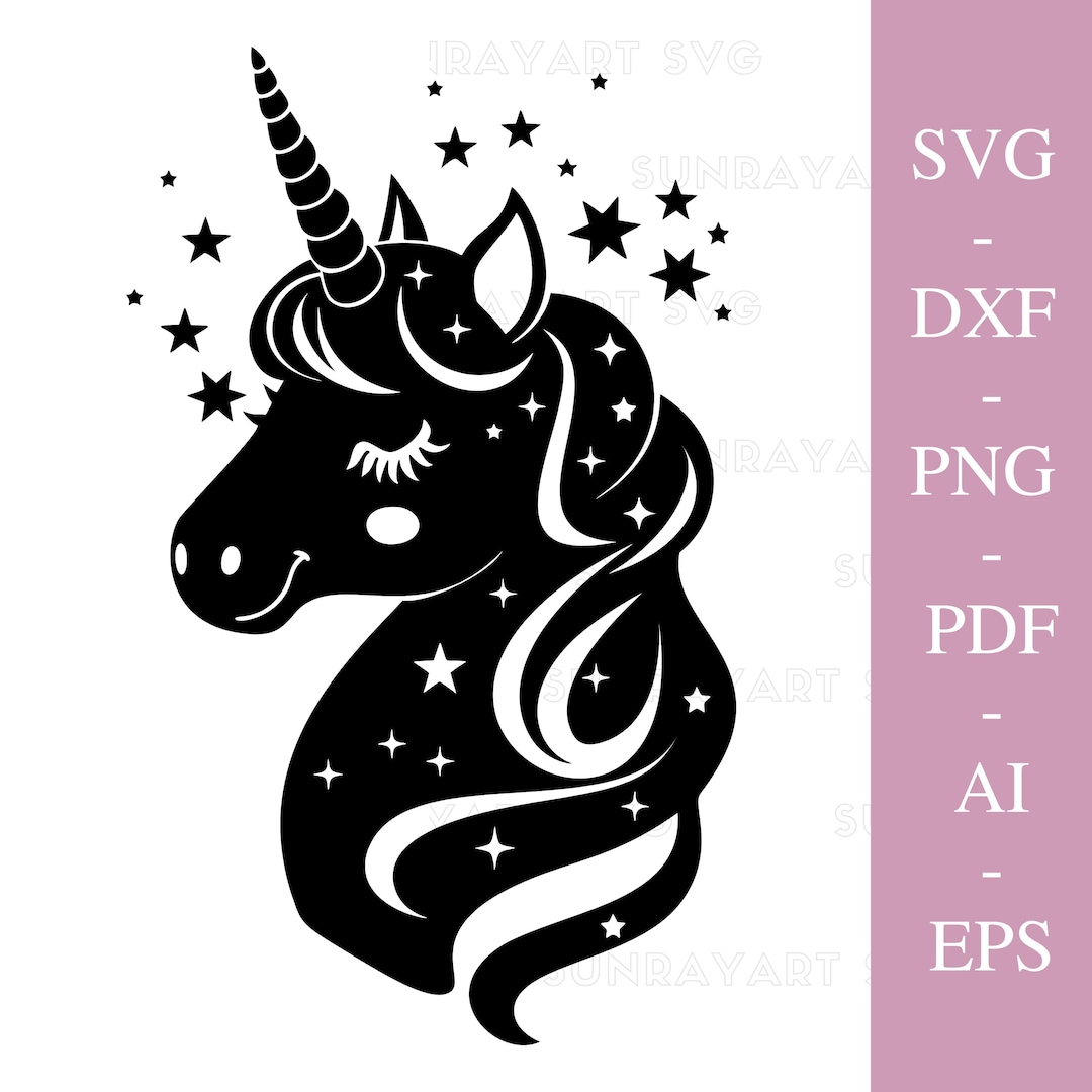 Unicorn SVG Files for Cricut, Unicorn Png Sublimation Designs, Unicorn ...