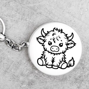 Cute Baby Highland Cow Svg Files for Cricut, Farm Life Svg, Cow ...