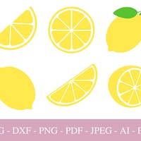 Lemon Svg - Etsy