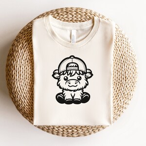 Cute Baby Highland Cow Svg Files for Cricut, Farm Life Svg, Cow ...