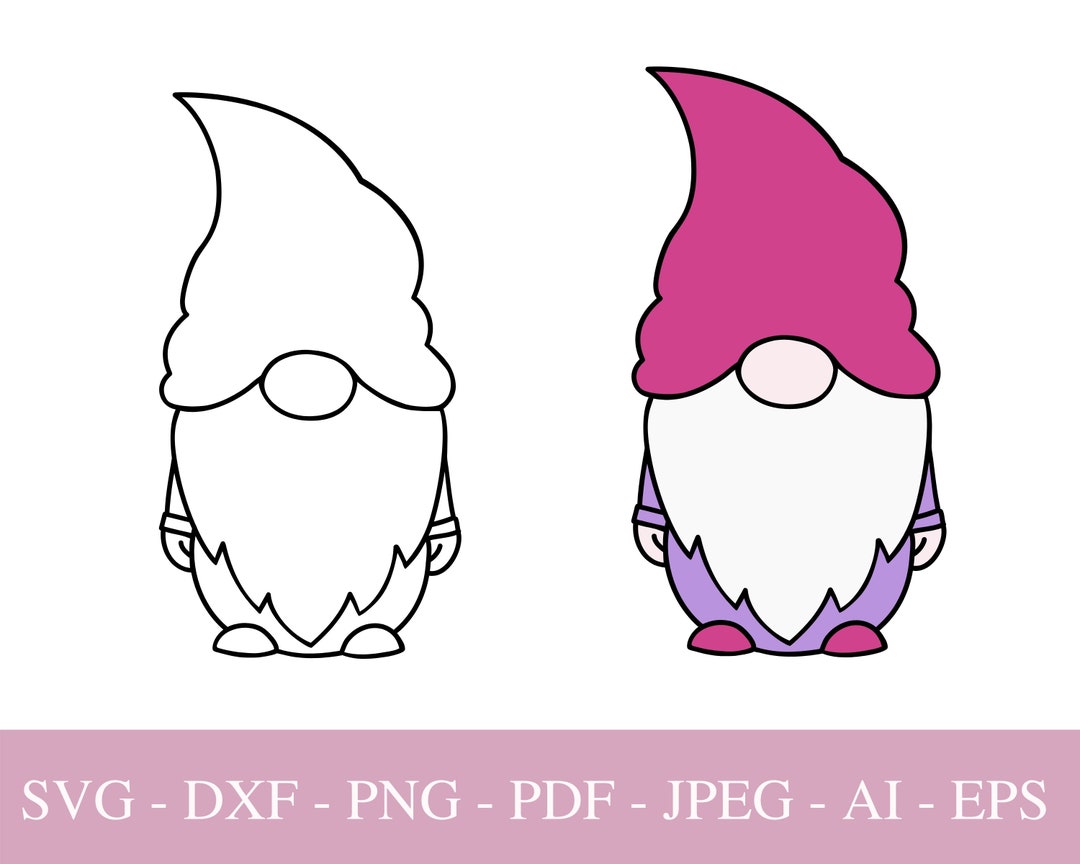Gnome SVG Files for Cricut, Gnome PNG Digital Download, Holiday Gnome ...
