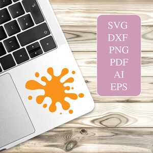 Paint Splatter SVG Files for Cricut, Splatter Multicolor Svg Bundle ...