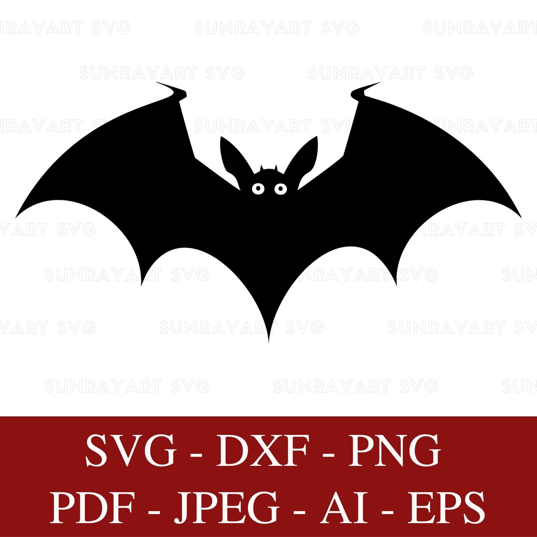Halloween Bat SVG Files for Cricut Bat PNG Halloween Bats - Etsy