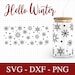 16 Oz Christmas Can Glass Svg I Bundle Snowflake Can Glass Svg I Svg ...