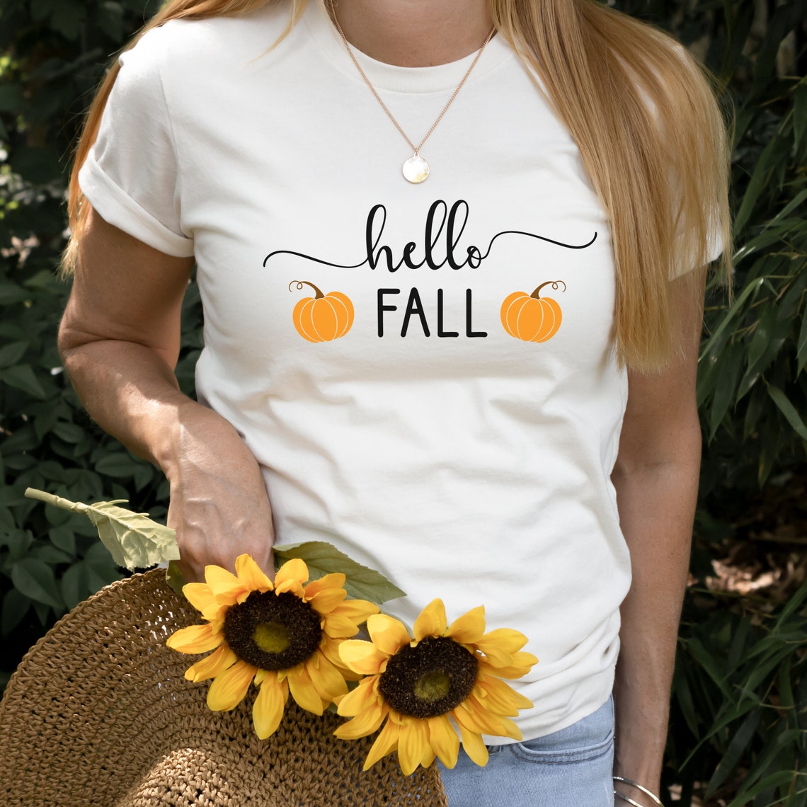 Hello Fall SVG Files for Cricut, Pumpkin SVG Cut Files, Fall Svg ...