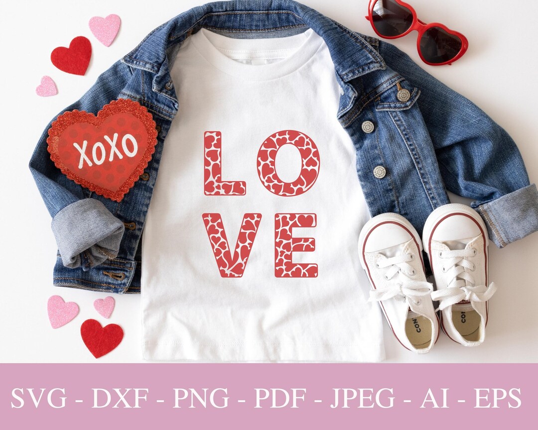 Love Svg Files for Cricut Valentines Day PNG Love Heart SVG - Etsy