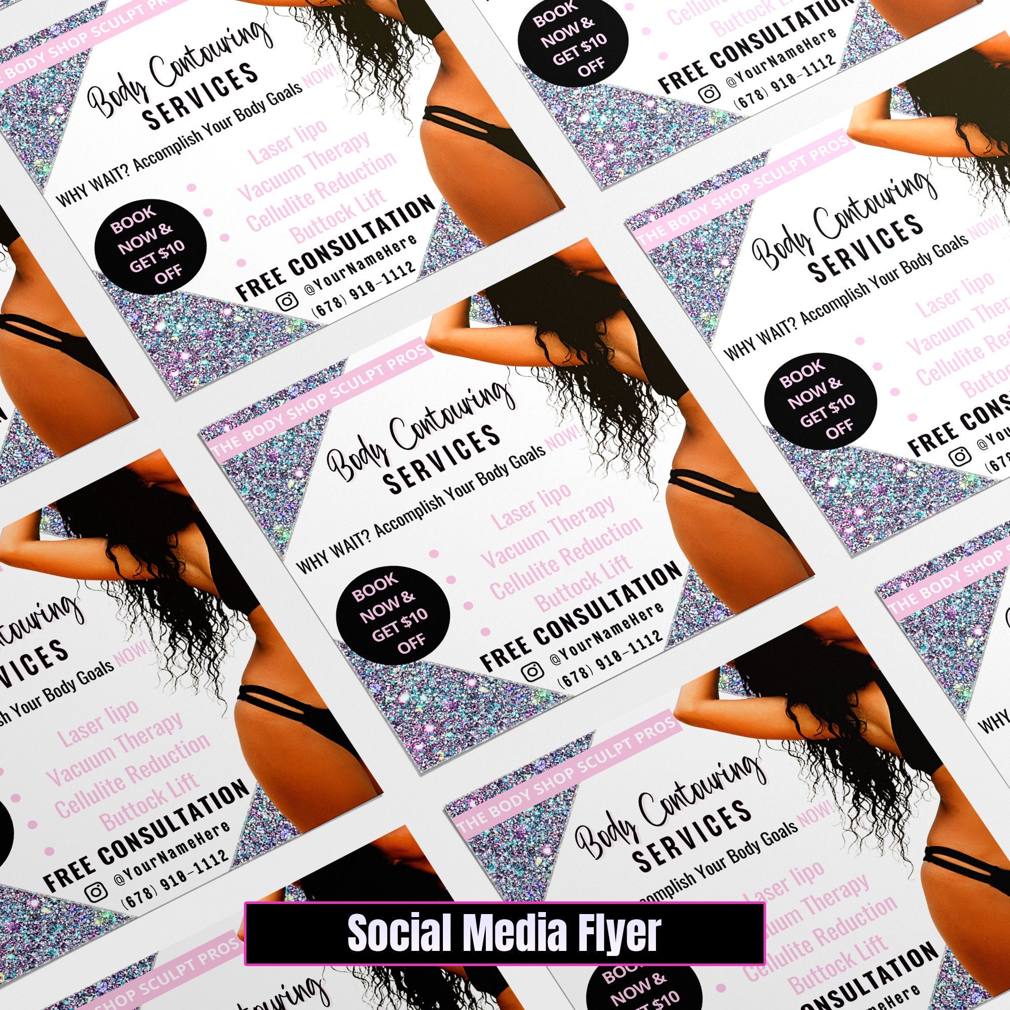 Art & Collectibles Body Contouring Academy Social Media Flyer #9 DIY ...