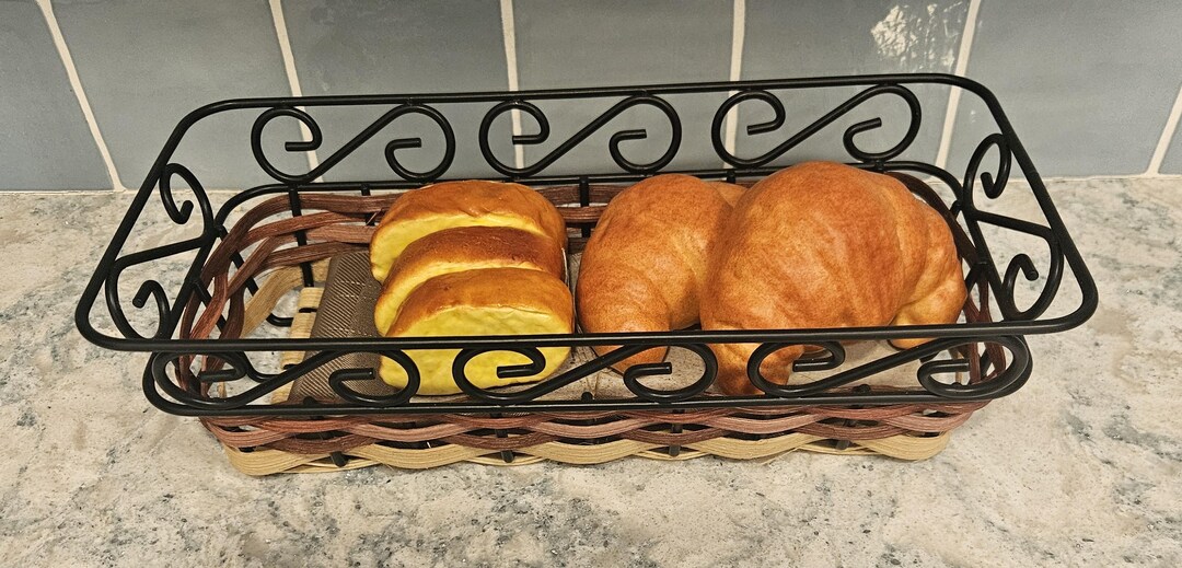 Iron Bread Basket - Etsy