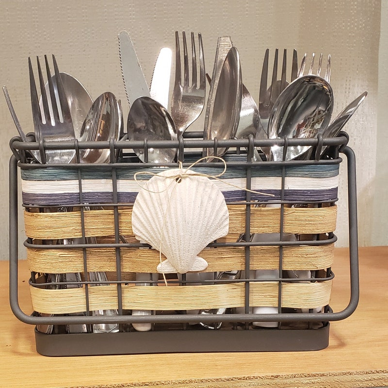 Silverware Caddy - Etsy
