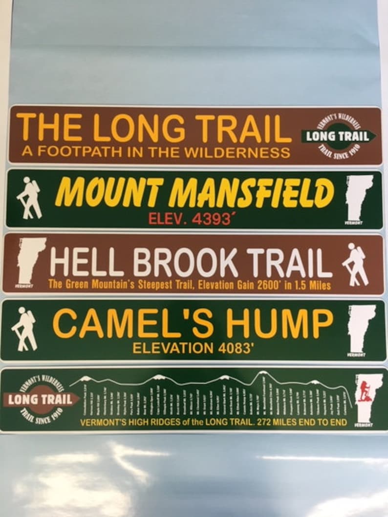 Mount Mitchell North Carolina Elevation- Trail Sign From Authentic ...