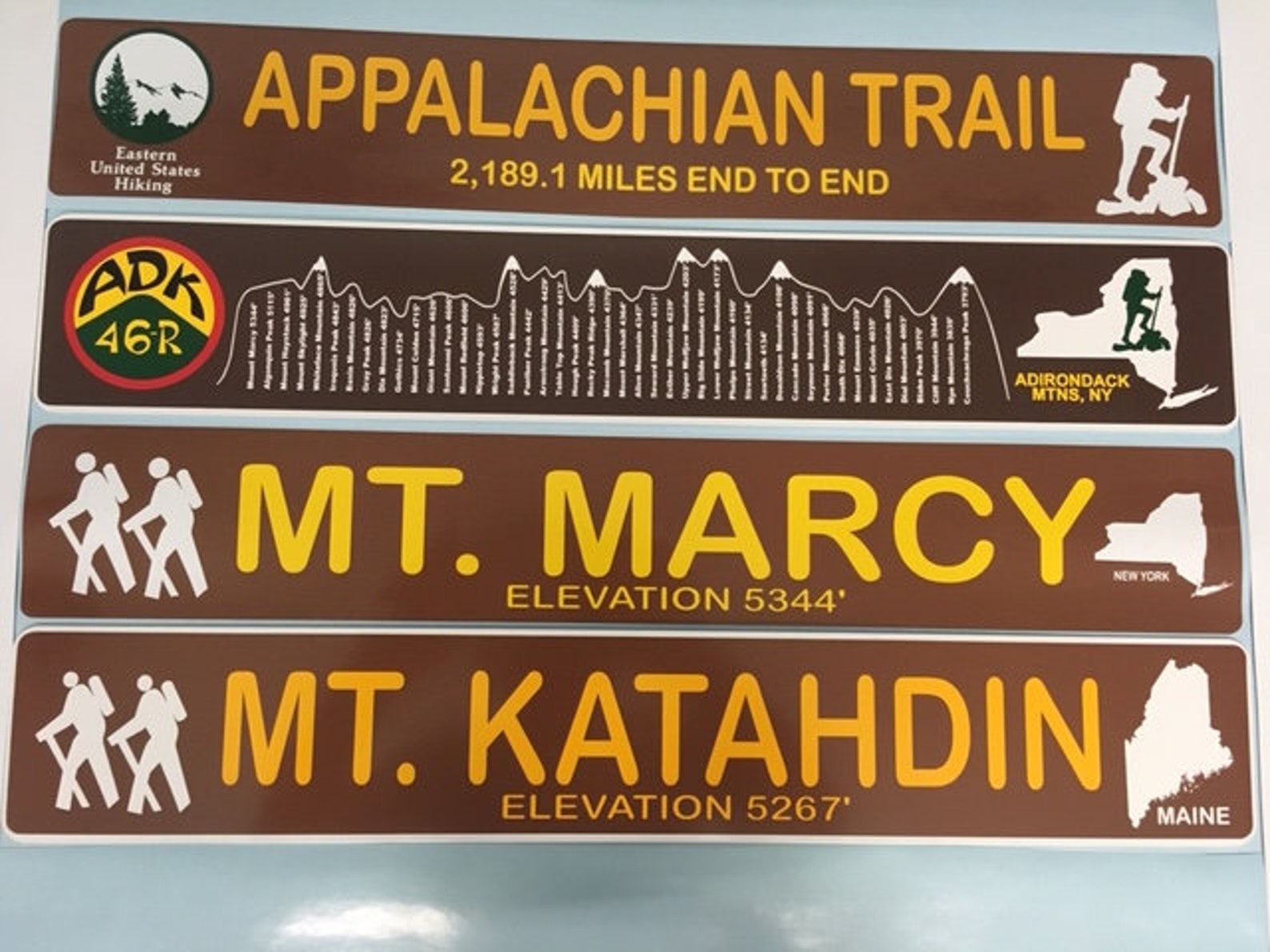 Appalachian Trail Hiking Sign- Trail Sign From Authentic Trail Signs - Etsy