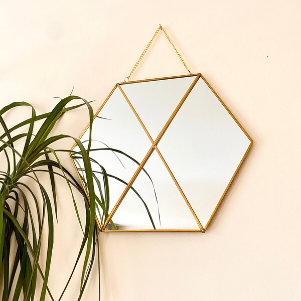 Hexagon Mirror - Etsy