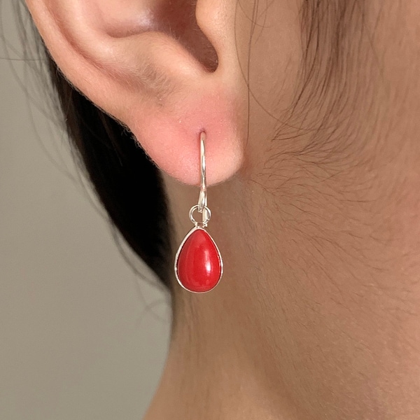 Coral Earrings - Etsy