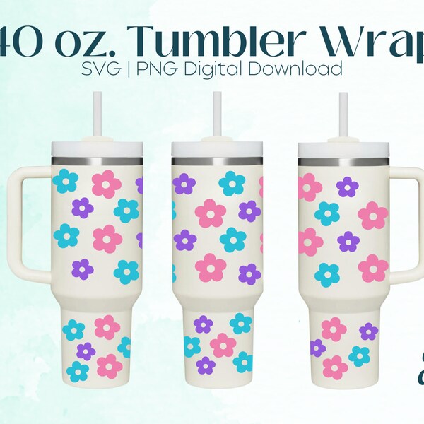 Stanley Wrap Svg Flower - Etsy