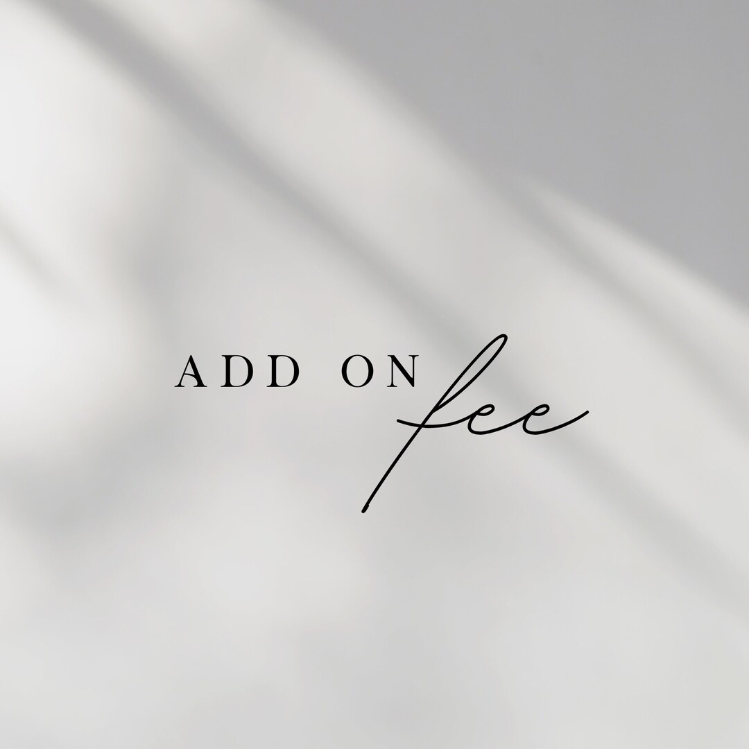 ADD ON to Custom Logo Package - Etsy