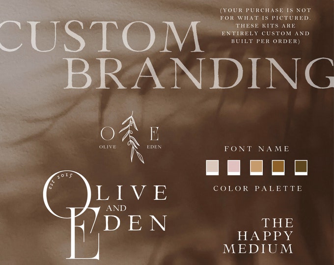 Custom Branding, Custom Brand, Logo Kit, Custom Logo Kit, Playful Brand ...