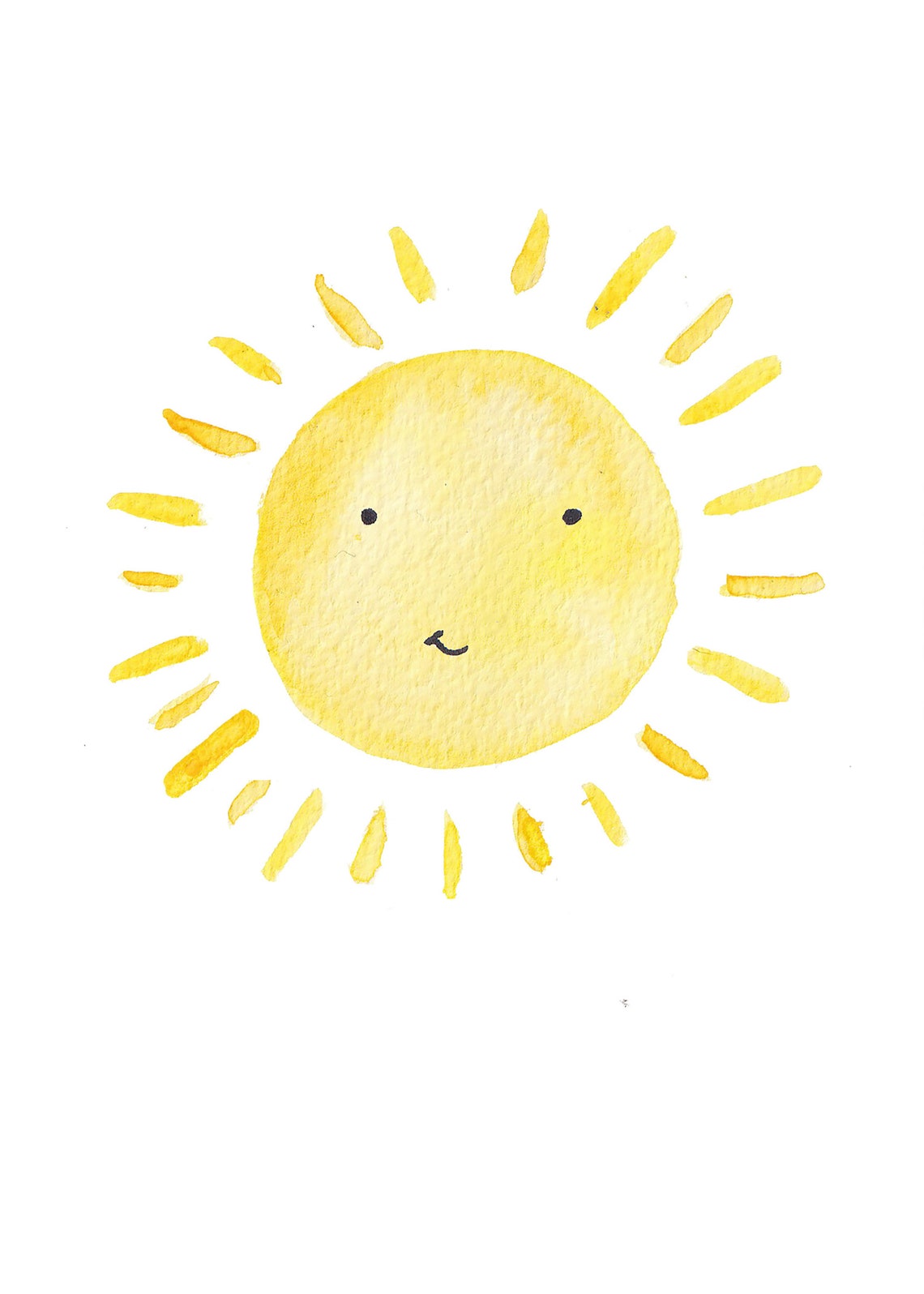 Sunshine Print Sun Smile Happy Kids Room Children Gift - Etsy