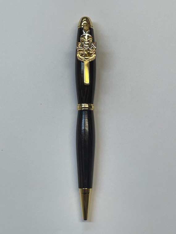 Wenge Gold Insignia Ballpoint Pen army Navy Coast Guard | Etsy