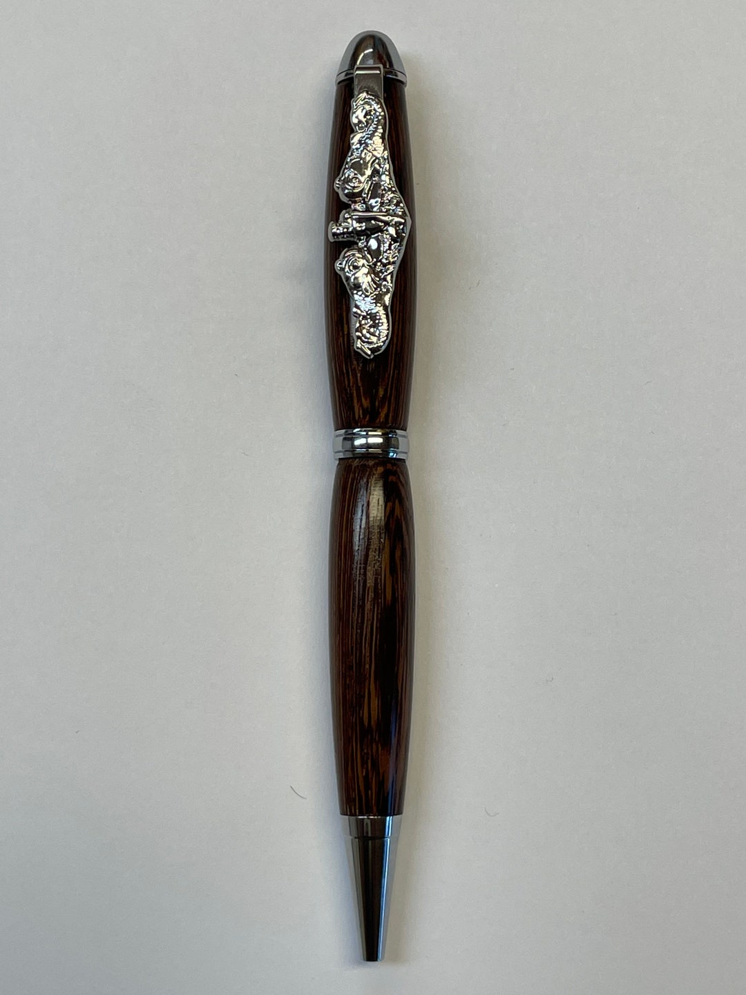 Wenge Silver Insignia Ballpoint Pen (army, Navy, Coast Guard, Air Force ...