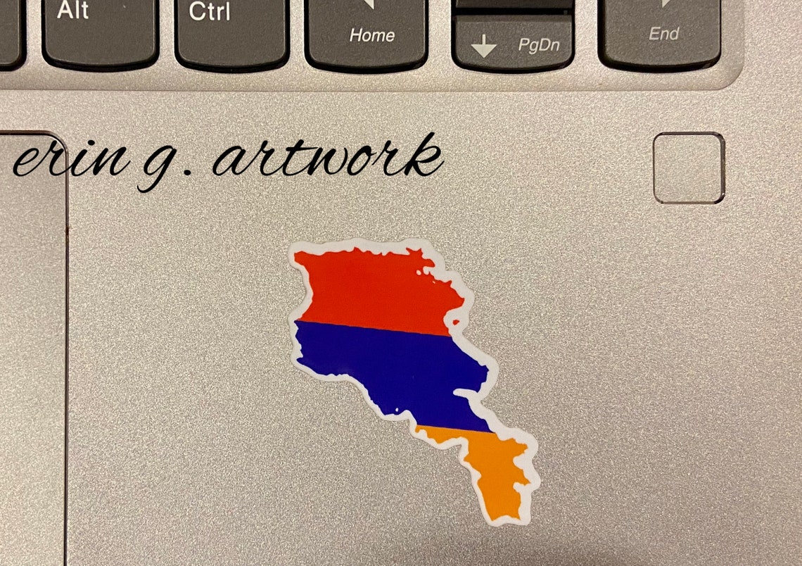 Armenian Stickers Armenia Map / Flag - Etsy