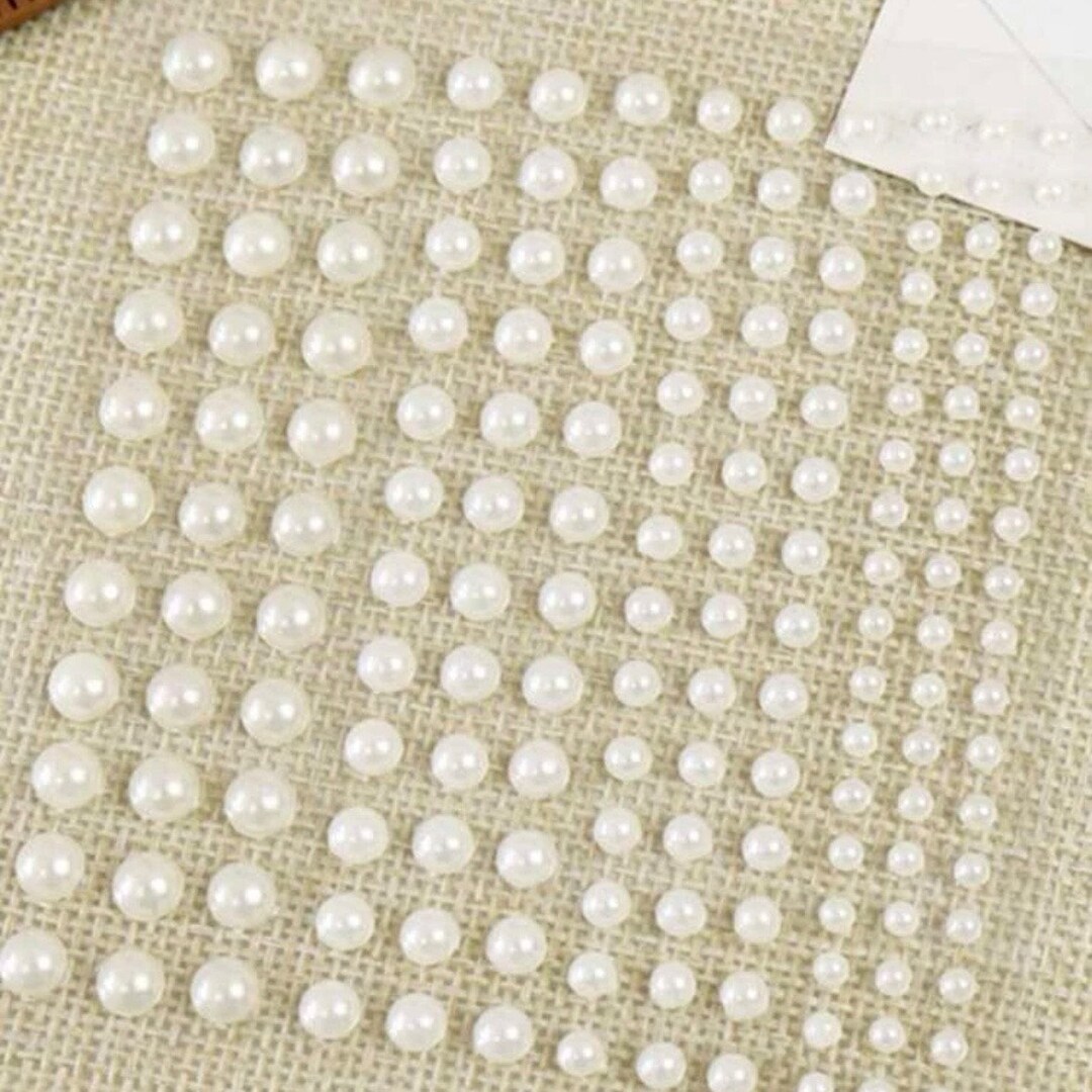 3D Pearl Stickers - DIY Pearls - 165 Pearls - Pearl Crafts - Decoration ...