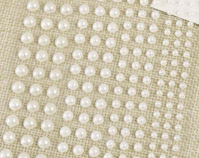 3D Pearl Stickers - DIY Pearls - 165 Pearls - Pearl Crafts - Decoration ...