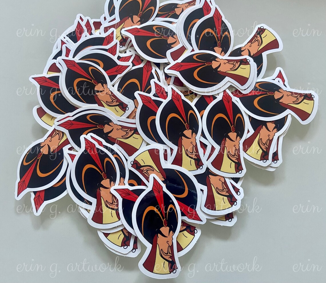 Disney Villain Silhouette Stickers - Disney Inspired - Halloween ...