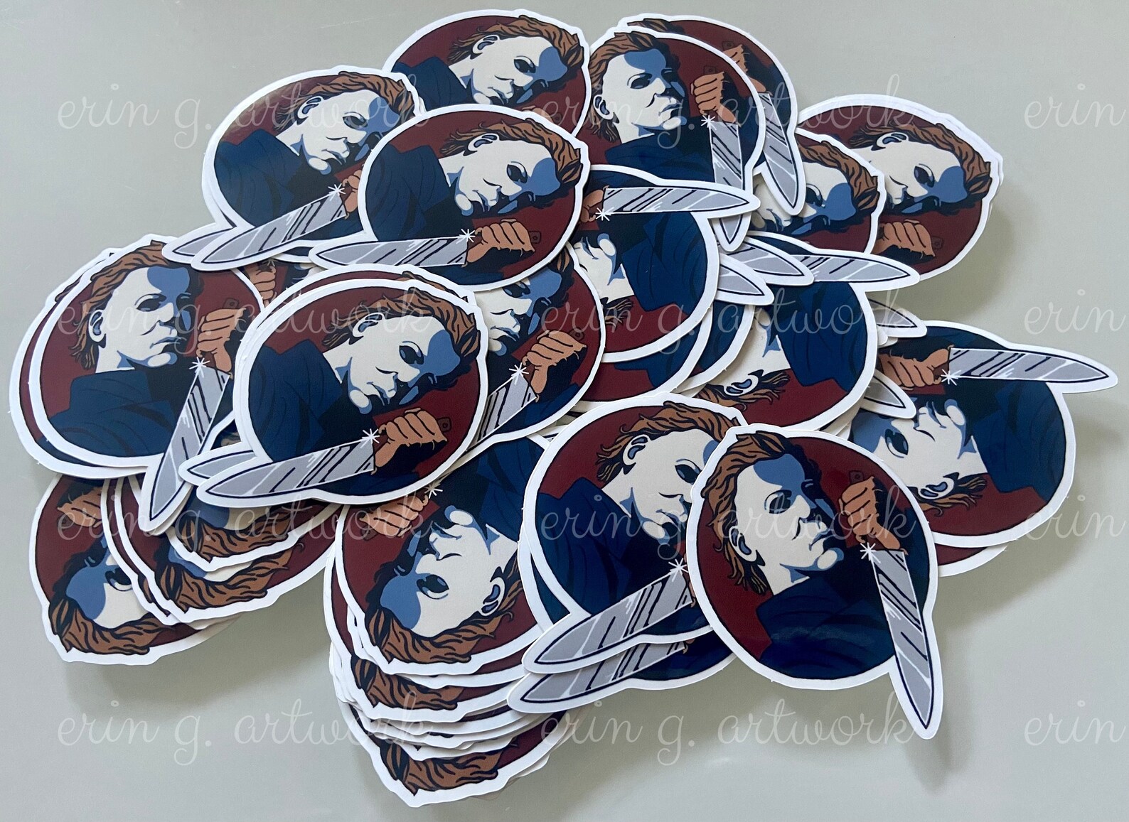 Halloween Michael Myers Sticker - Etsy
