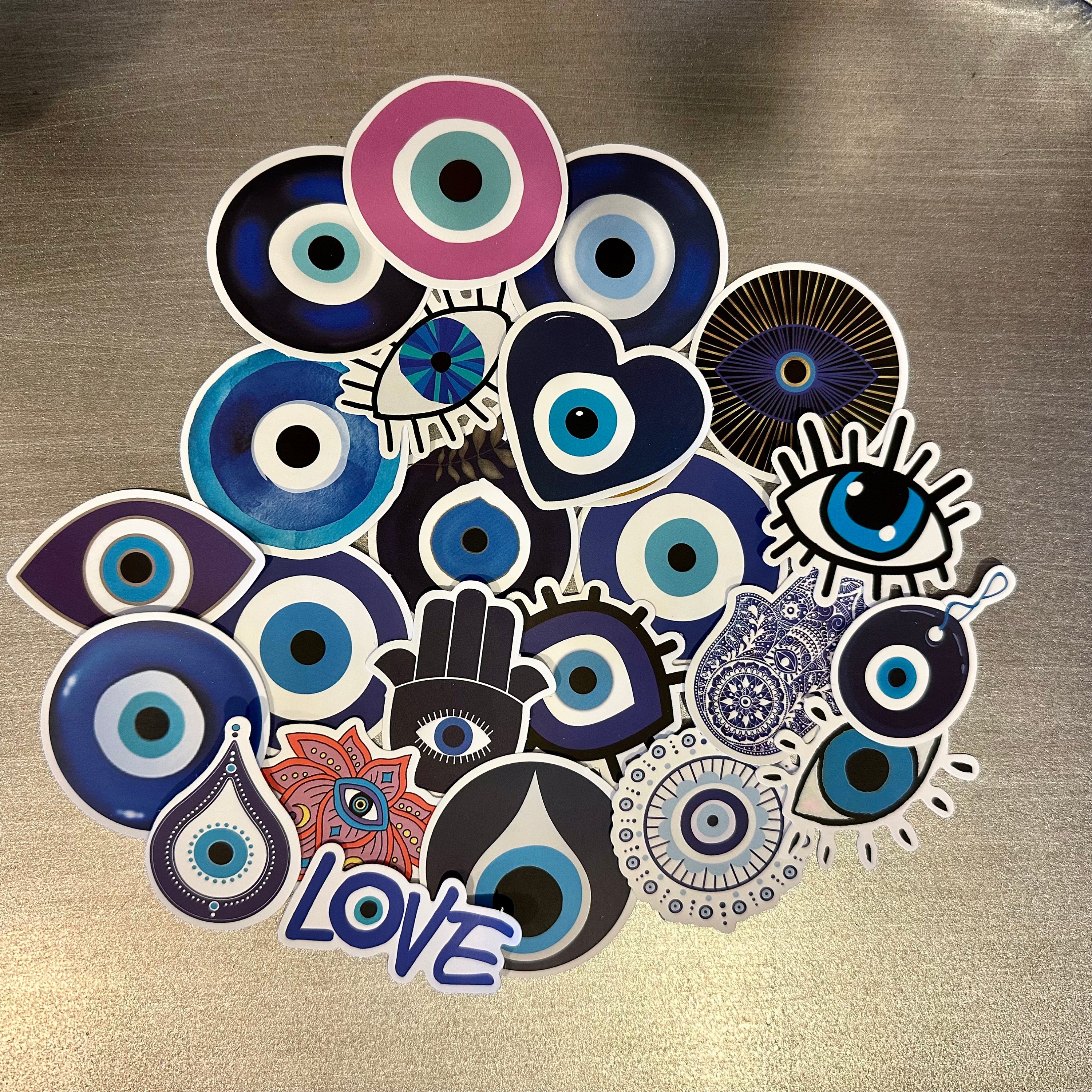 Evil Eye Sticker Pack / Evil Eye Stickers / Mystery Assortment Sticker ...