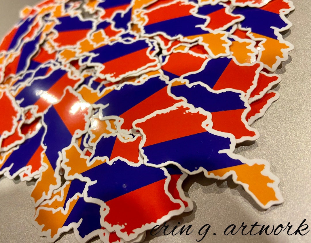 Armenian Stickers - Armenia Map / Flag - Etsy