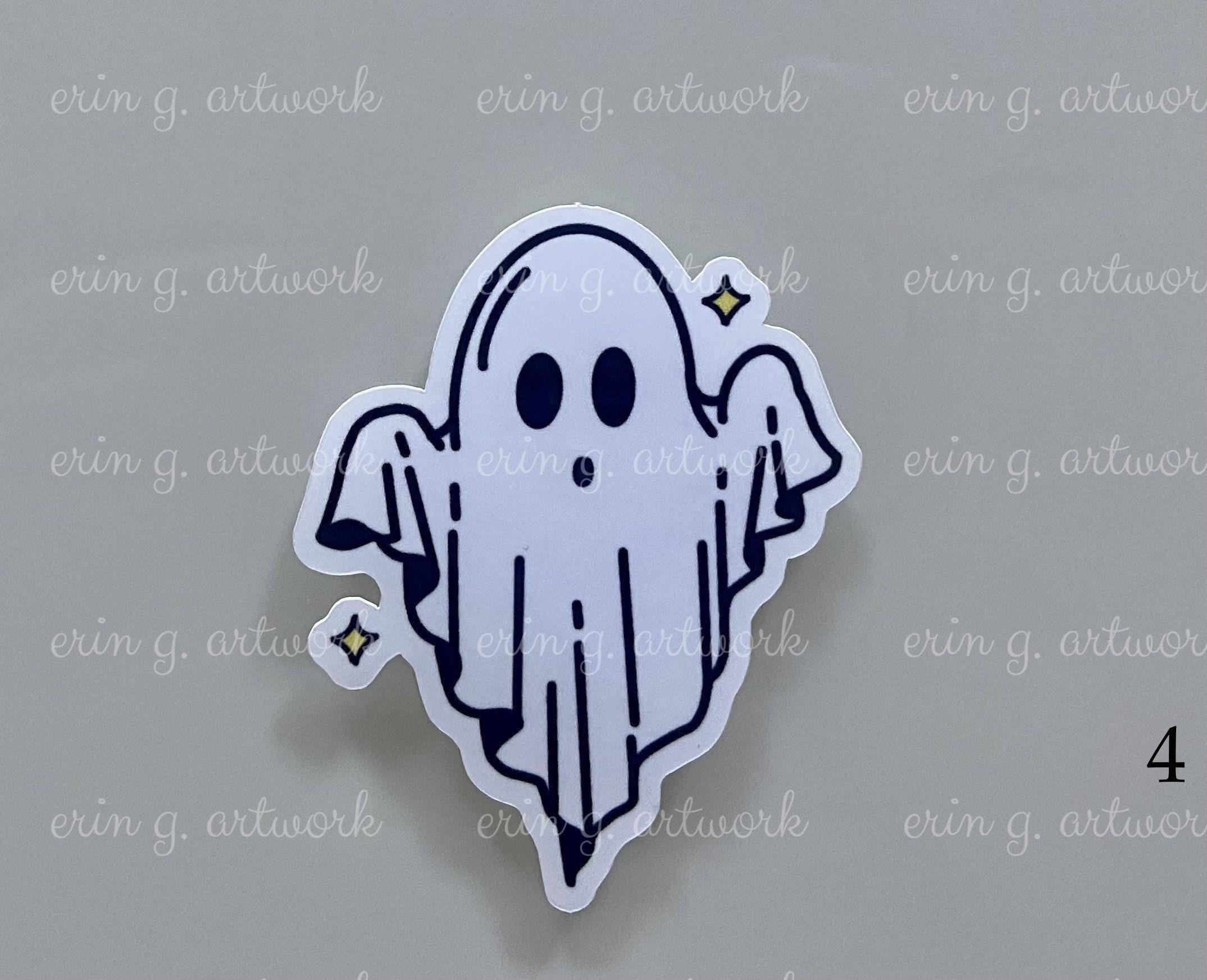 Ghost Stickers Sticker Pack Cute Ghosts Halloween - Etsy