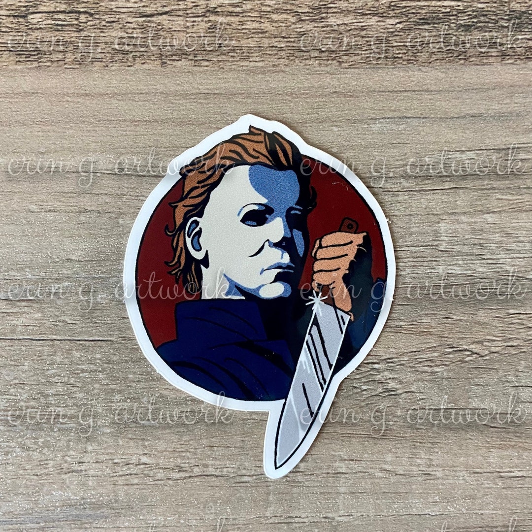 Halloween Michael Myers Sticker - Etsy
