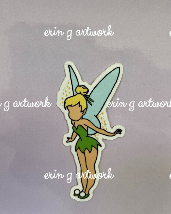Disney Inspired Tinkerbell Sticker | Etsy