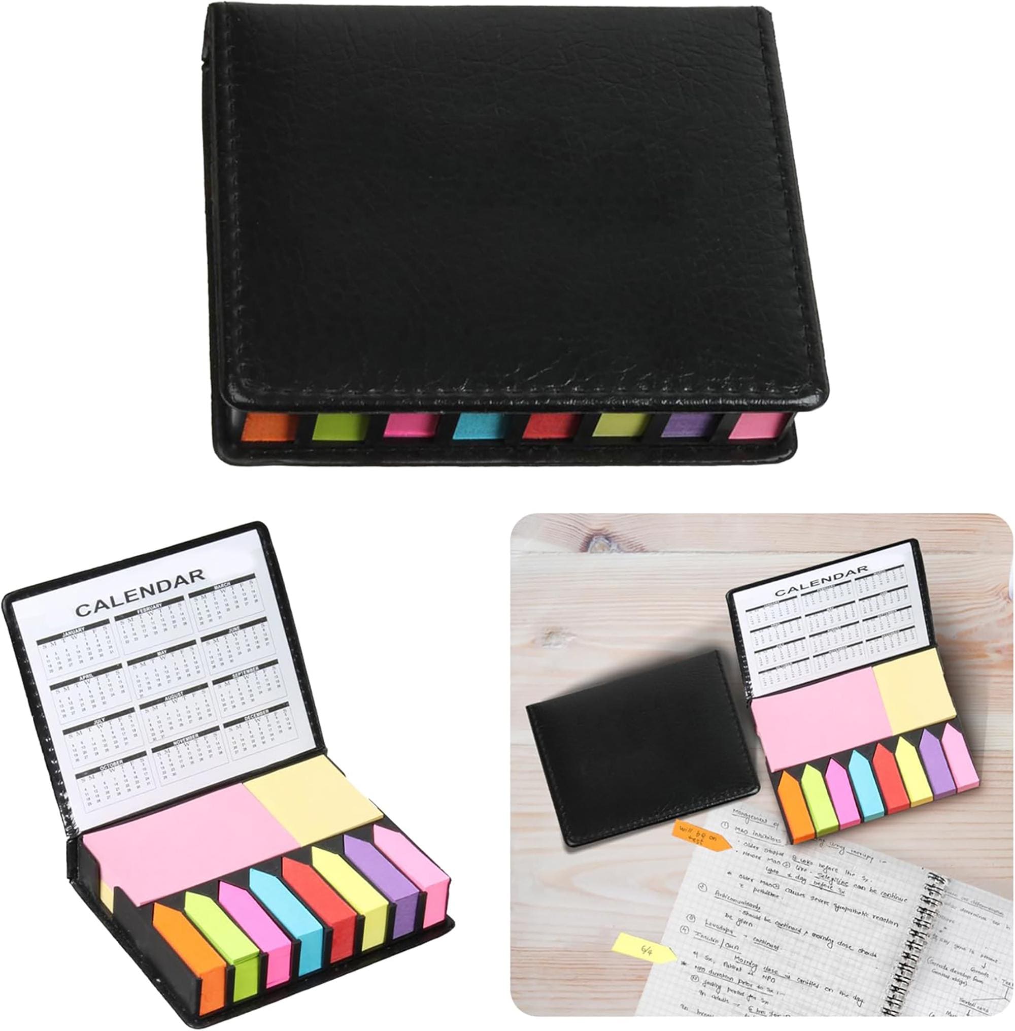 Multi-tasker Memo Holder & Calendar | Compact Desk Organizer With ...