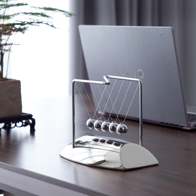 Newtons Cradle Desk Decor - Etsy