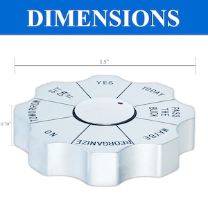 Silver Decision Maker Paperweight - Fun Executive Desk Toy - Etsy