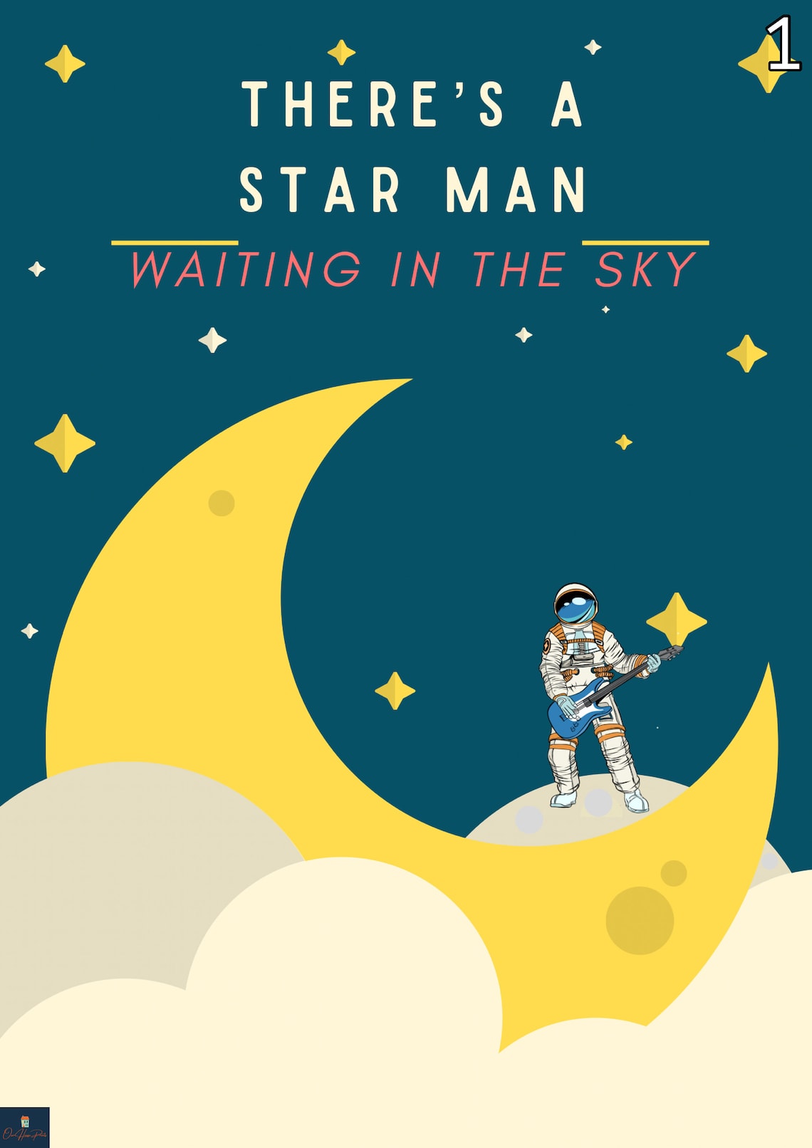 Starman Lyrics Print David Bowie Inspired Music Poster. | Etsy