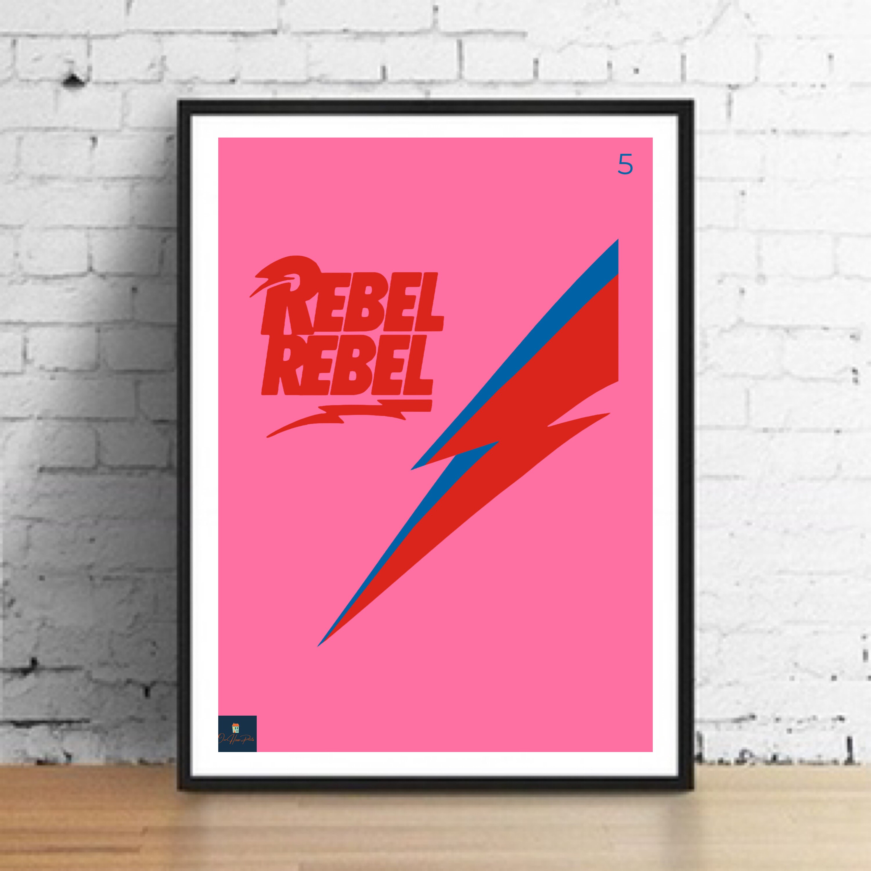 Rebel Rebel Lyrics Print David Bowie Inspired Music Poster. | Etsy